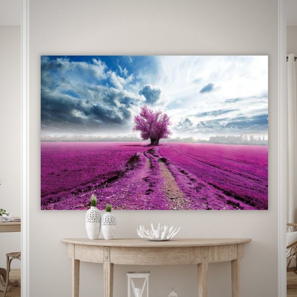 Accents | Tree Forest Scene Wall Art Tapestry Modern Nature Scenes Boho ...